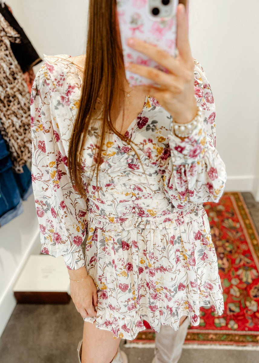 Celine Floral Mini Dress