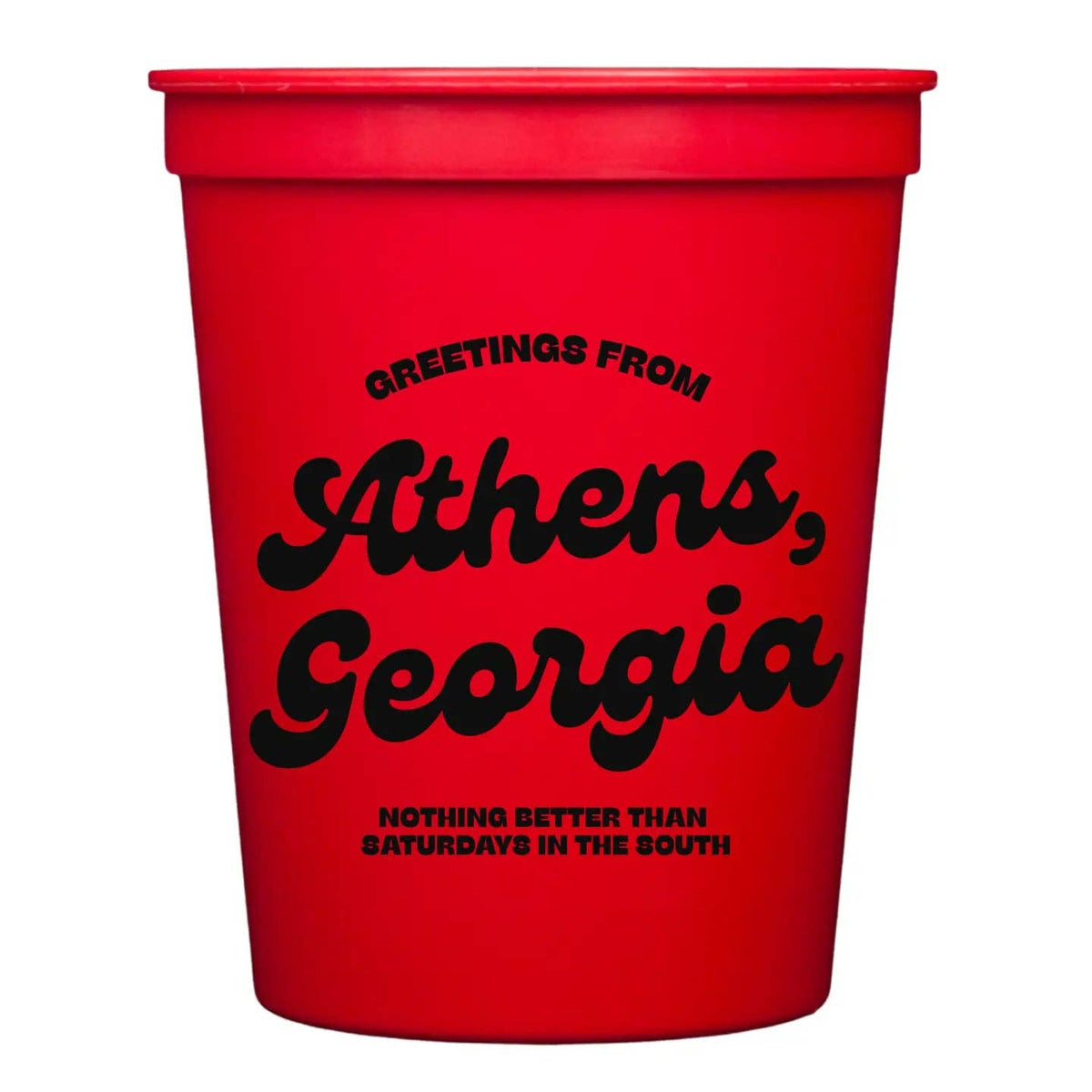 Greetings From Athens Georgia Stadium Cups
