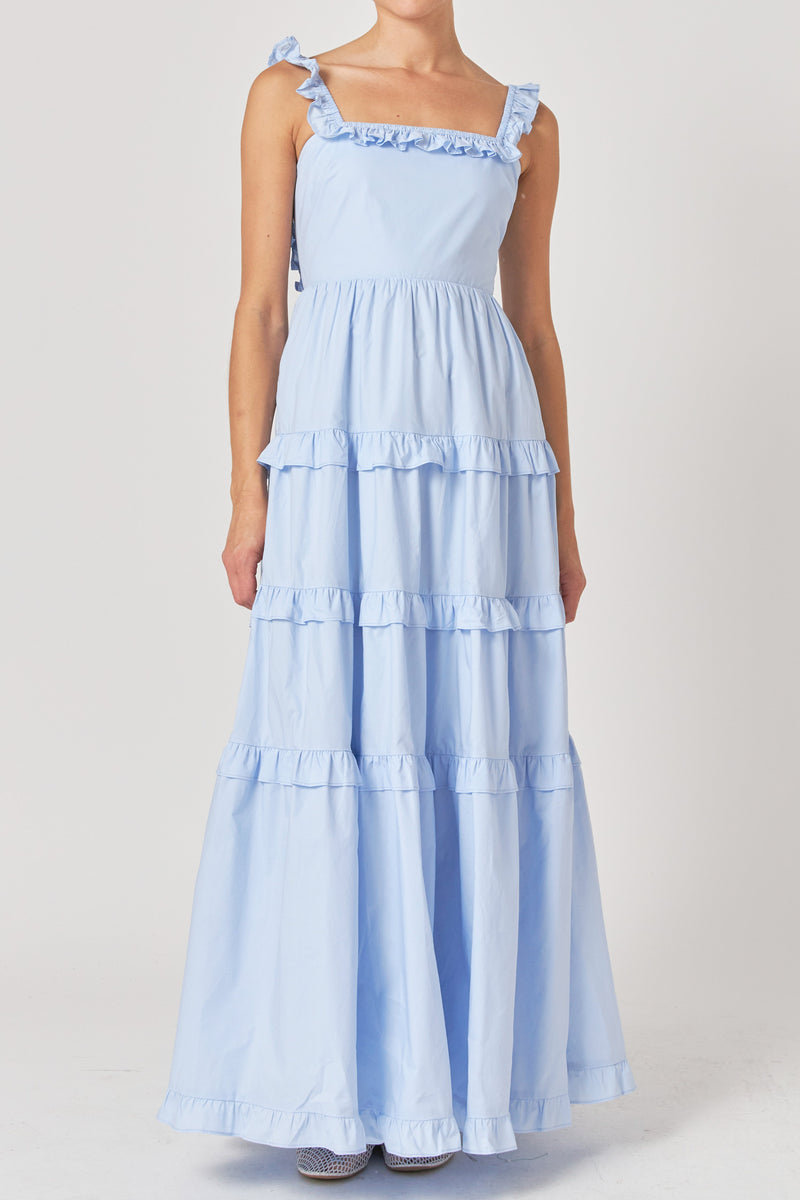 PREORDER Gloria Ruffled Maxi Dress