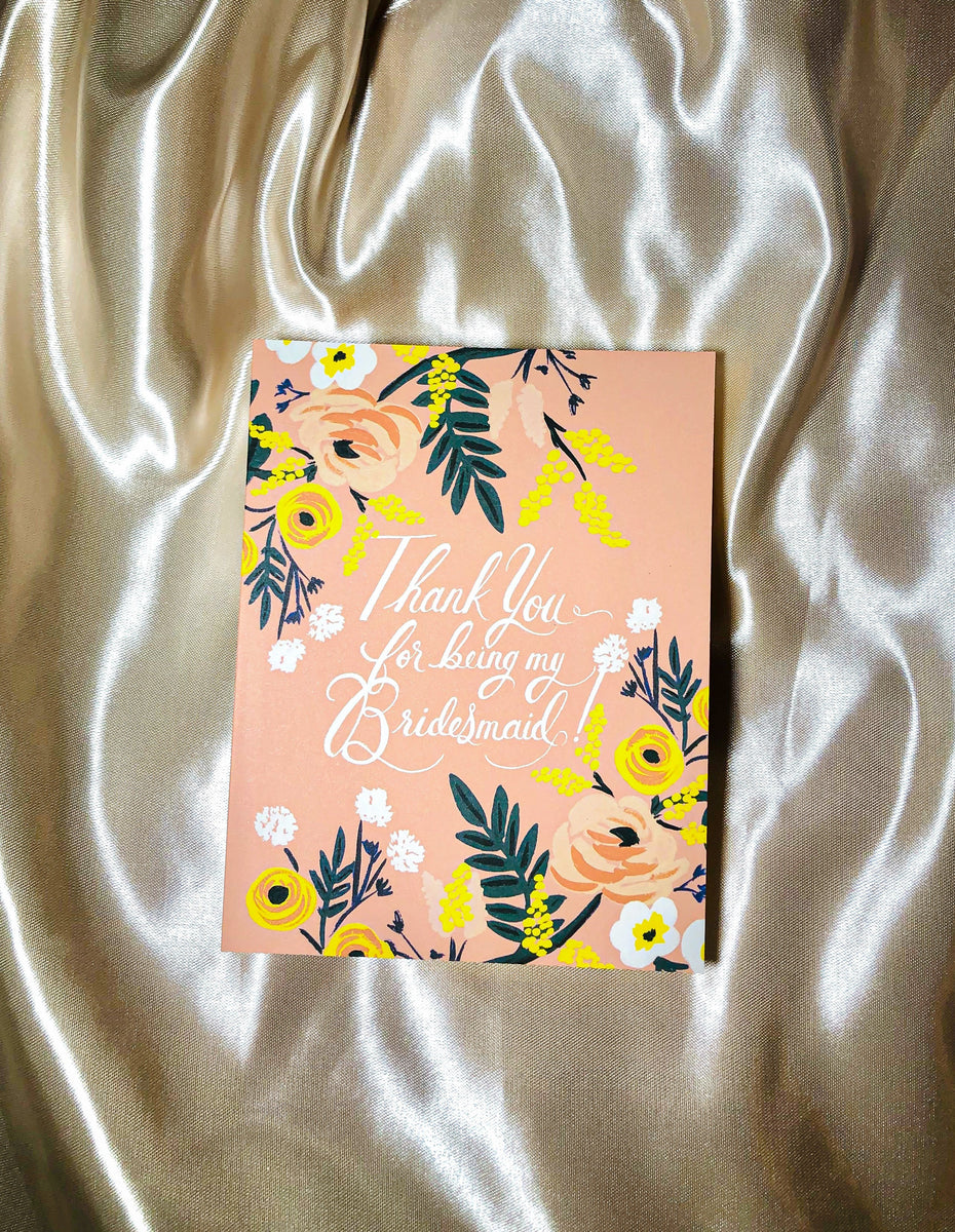 Thank You for being my Bridesmaid! Card